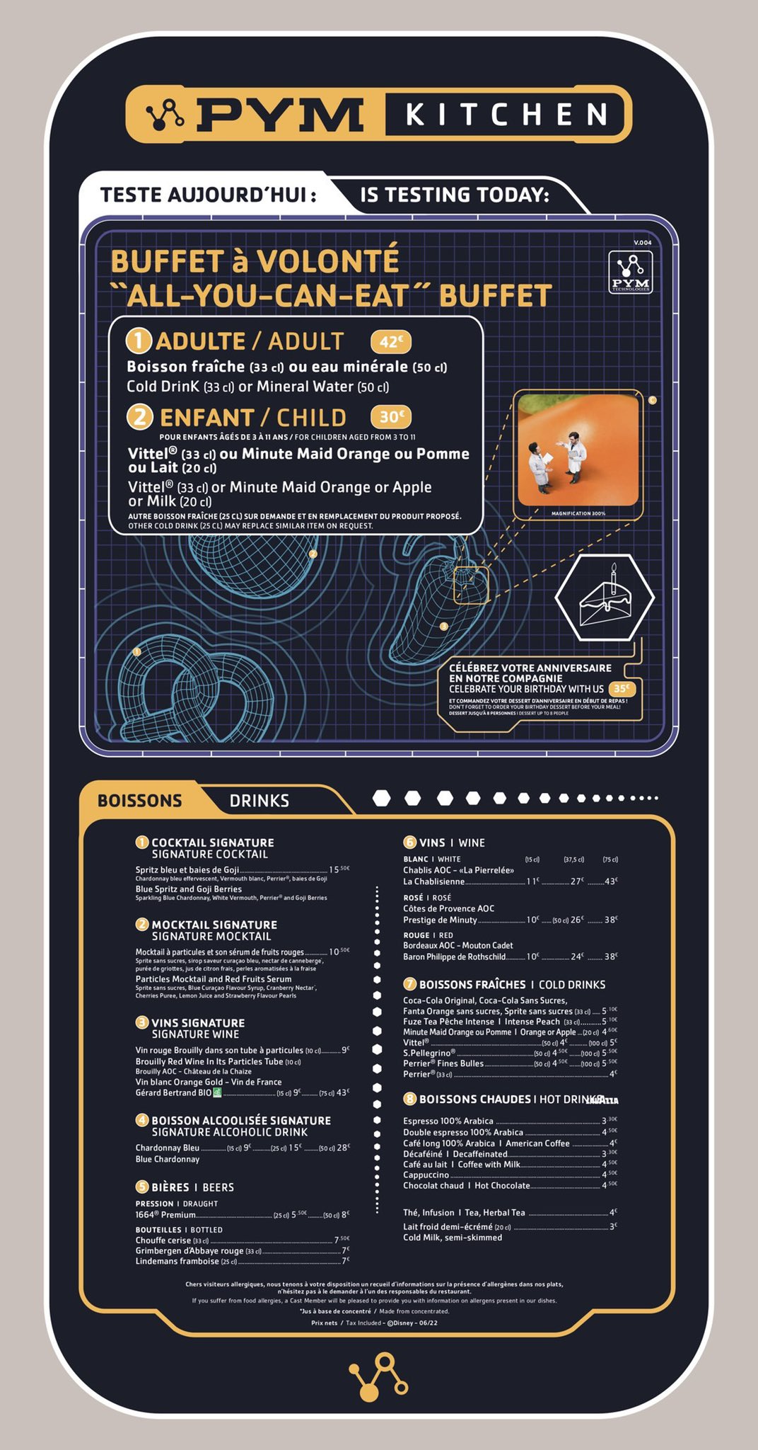 Menus for all Restaurants in Avengers Campus Paris Revealed ...